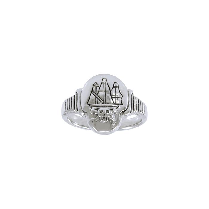 Jolly Roger Ship Ring – BeYou-Jewelry